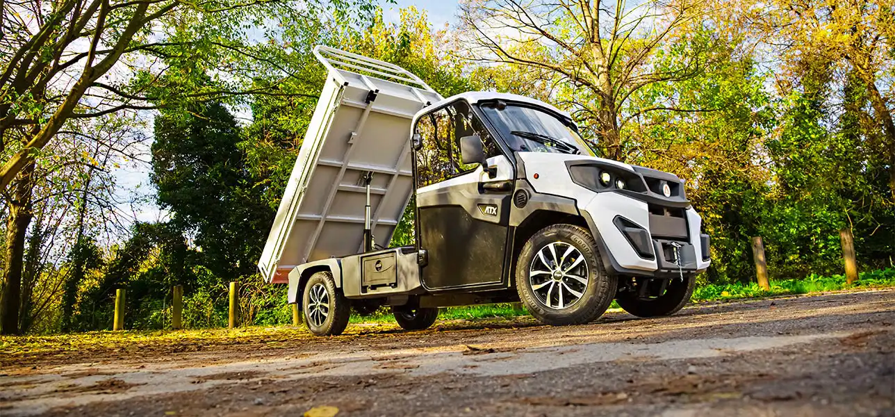 Camion compact électrique avec benne basculante ATX4 - ALKE'